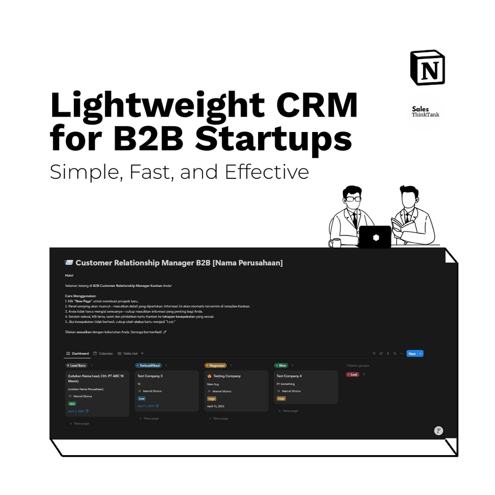 Lightweight CRM for Startup Sales – Sales Thinktank