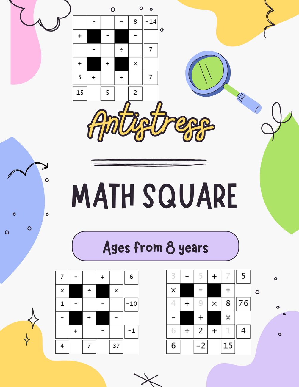 Math Square puzzles (Book)