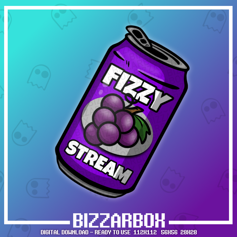 Streamer Channel Point Emote: Hydrate Drink Soda