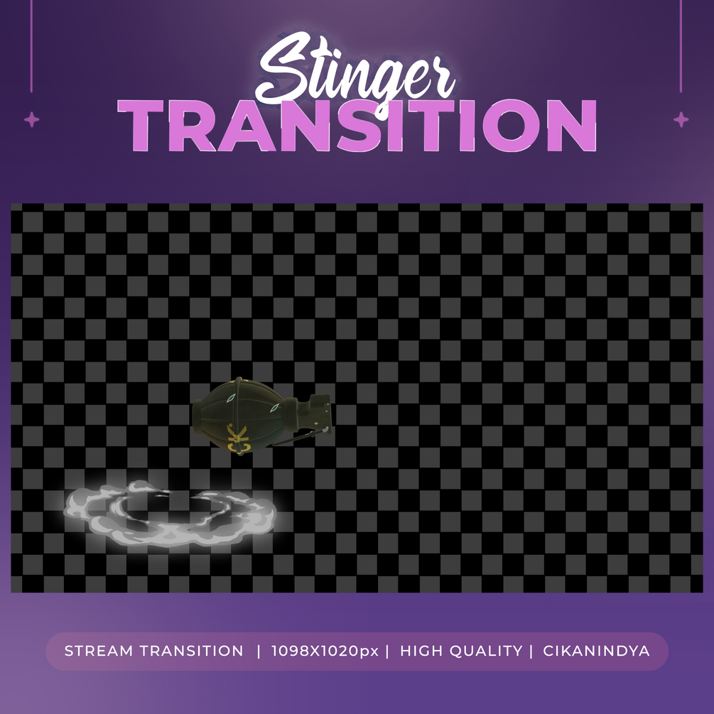 Animated Stinger Transition Combat Fog Bomb | Realistic Tactical Effect ...