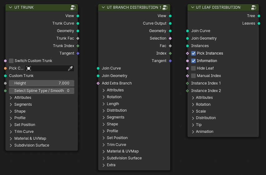Procedural Tree in Blender | UitTree V2.6 & V4.0