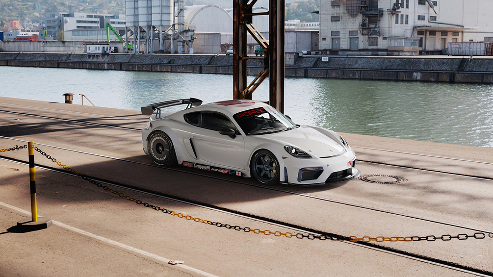 C4D RedShift Scene: example 04 of automotive visualization