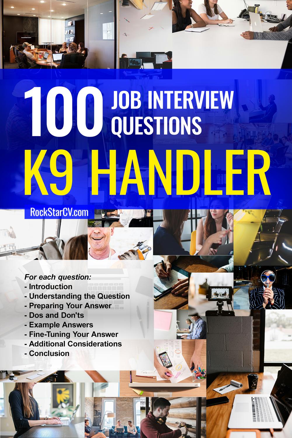 100 K9 handler interview questions