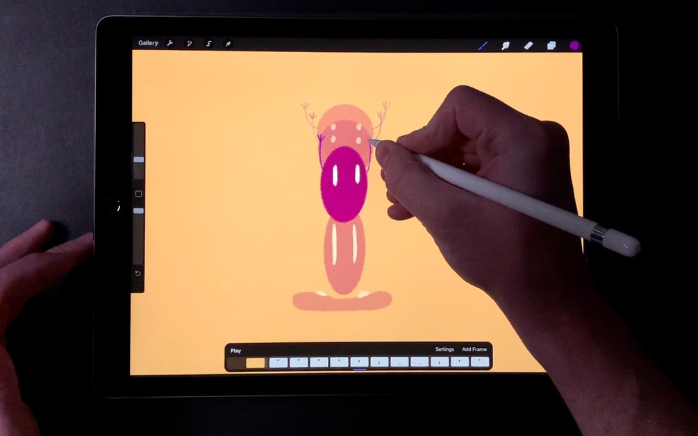 Fun Bouncy Ball Animation Procreate Project File