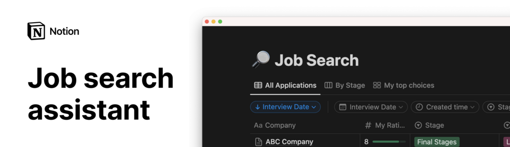 Ultimate Job Hunt Organizer: Notion Template for Product Designers ...