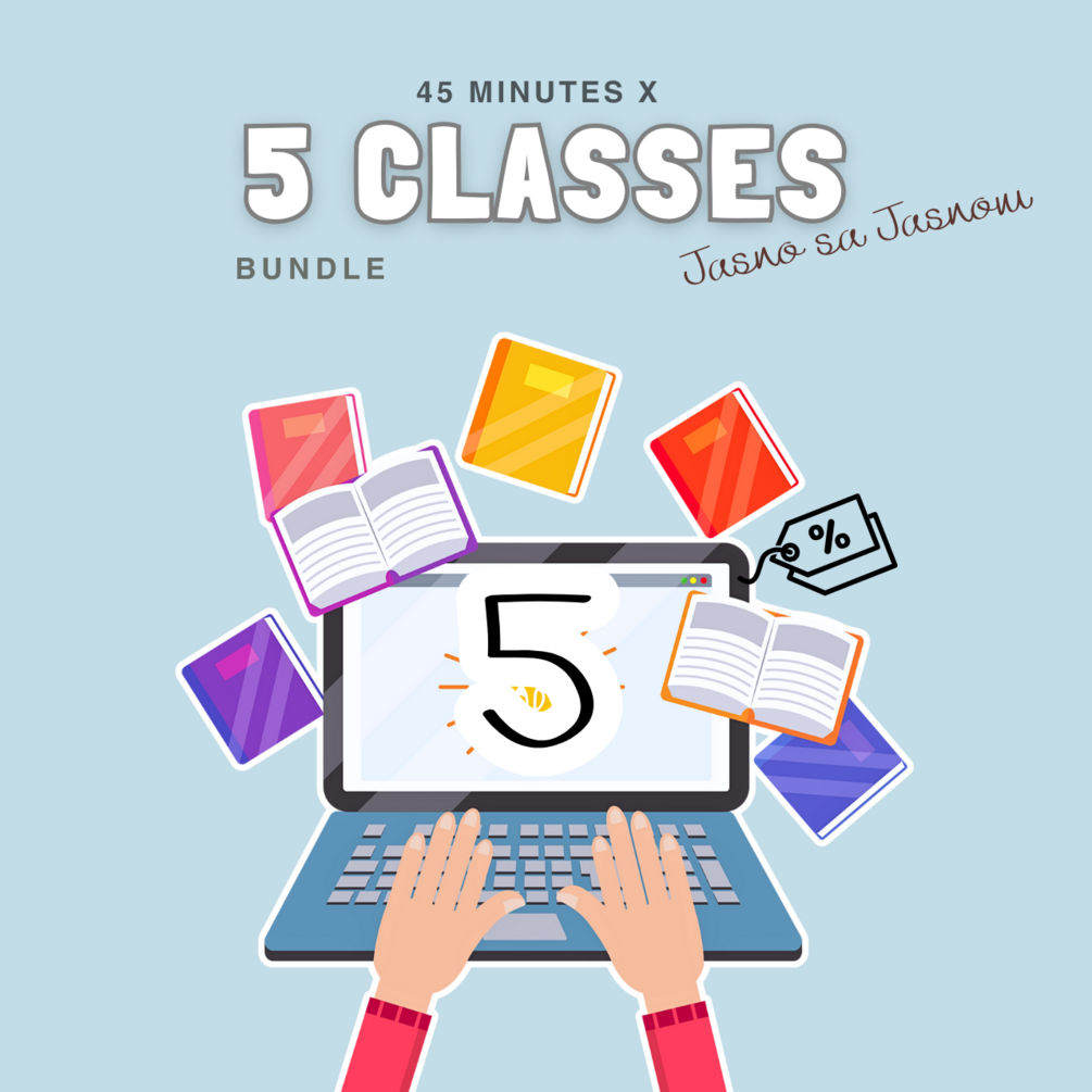 Bundle - 5 classes (45 min. class)