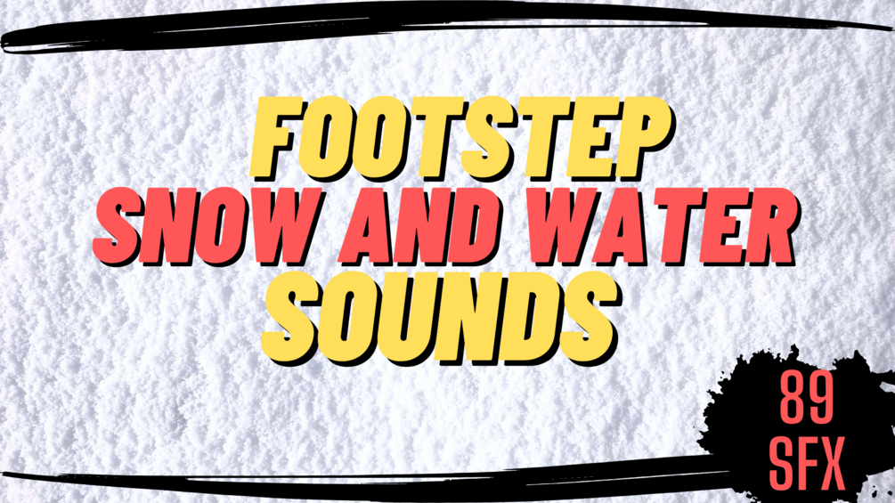 Creature Footstep Snow and Water Sound Pack
