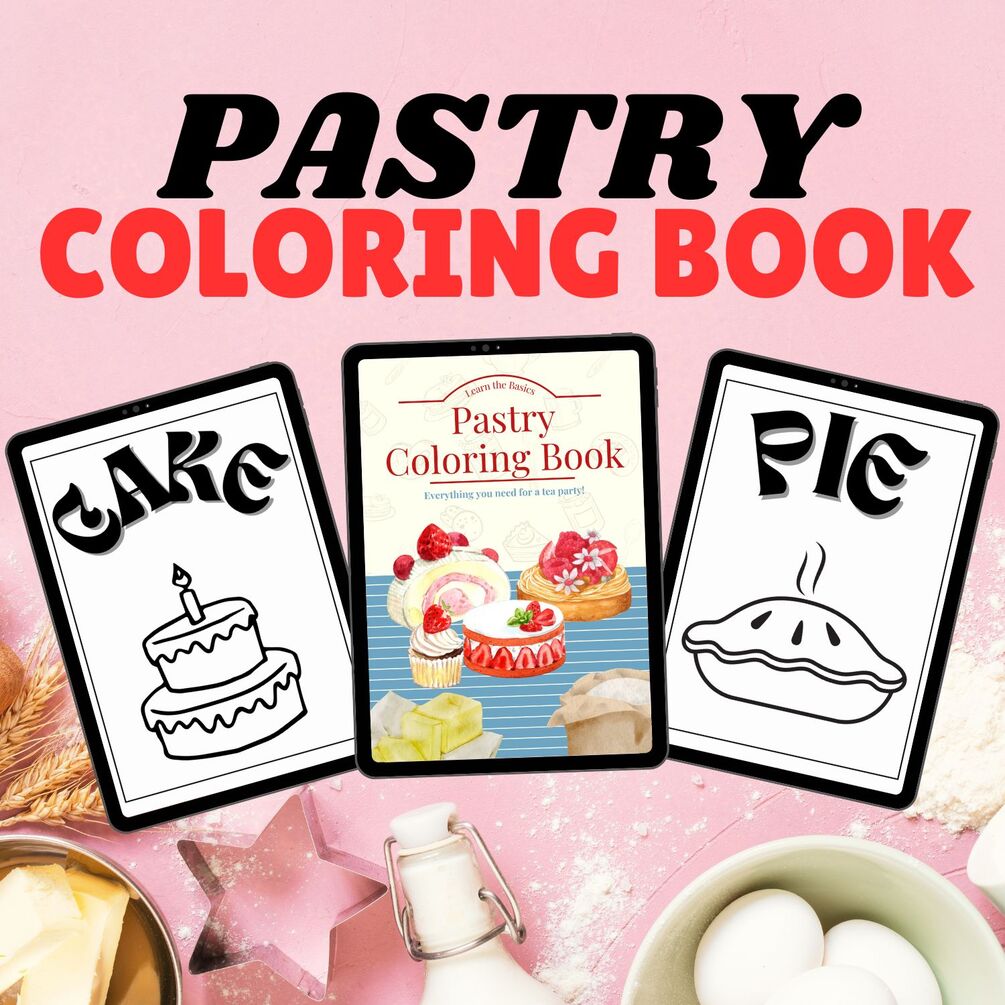 Pastry Coloring Book