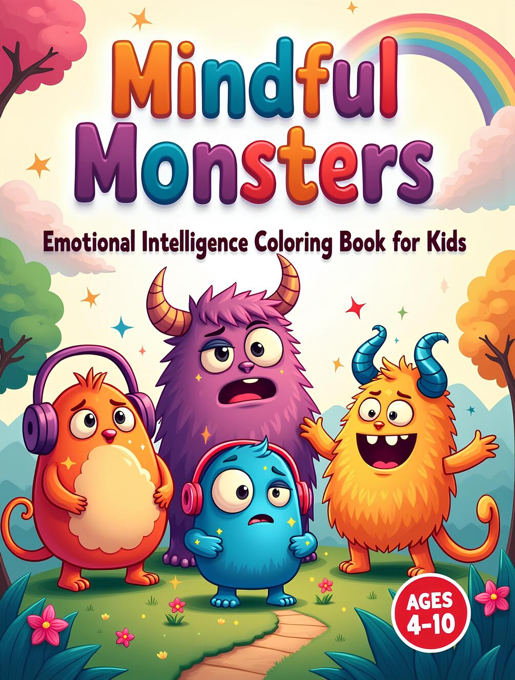 Mindful Monsters: Emotional Intelligence Coloring Book for Kids