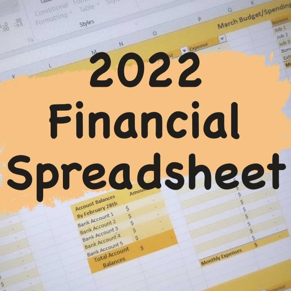 2022 Financial Spreadsheet