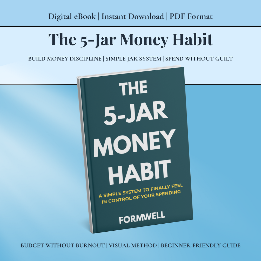 5 Jar Money Habit eBook | Budgeting Systems for Beginners | Personal ...