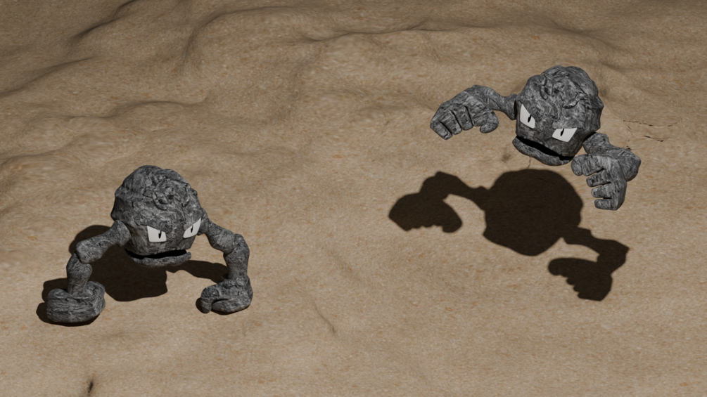 Geodude - Pokemon - 3D model
