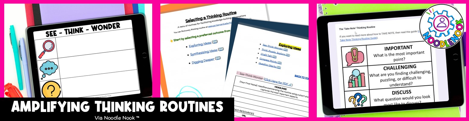 Thinking Routines in Special Ed (Digital Course) Supporting Diverse ...