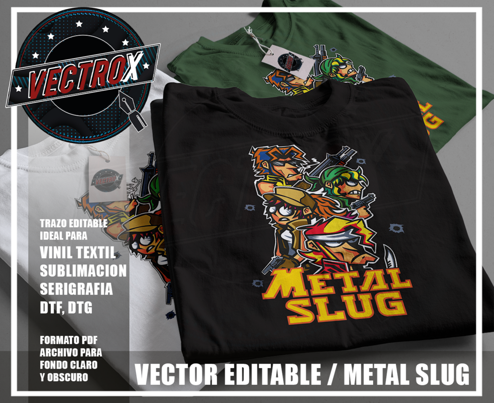 Vector Editable - Metal Slug