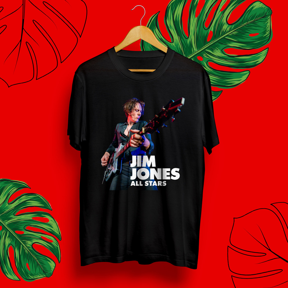 JIM JONES ALL STARS. JIM JONES ALL STARS FAN TEE SHIRT. FRONT SIDE TEE DV01