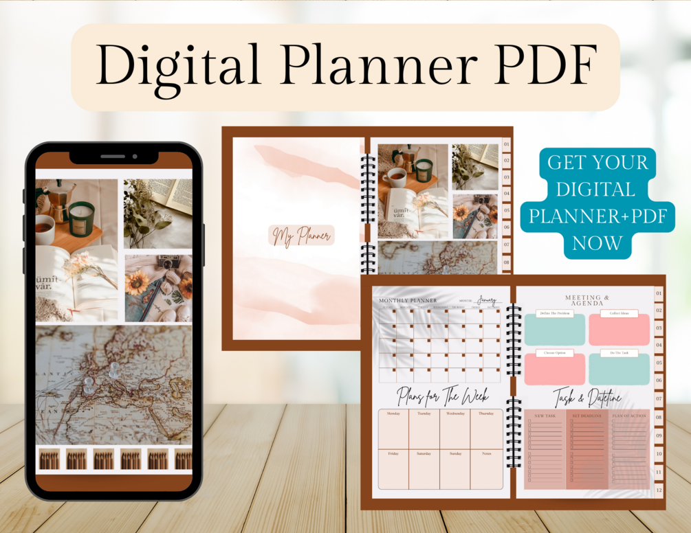Modern & Minimalist Digital Planner