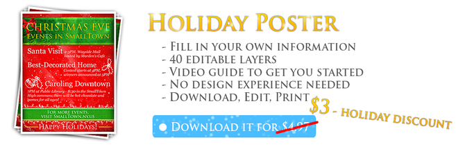 Premium Holiday Poster Template