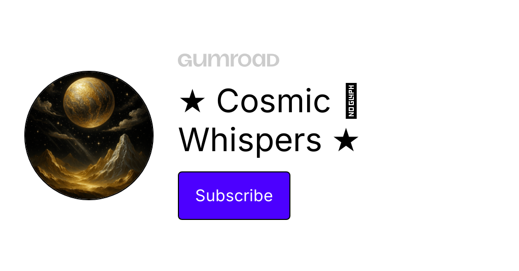 Cosmic ⭒ Whispers ★