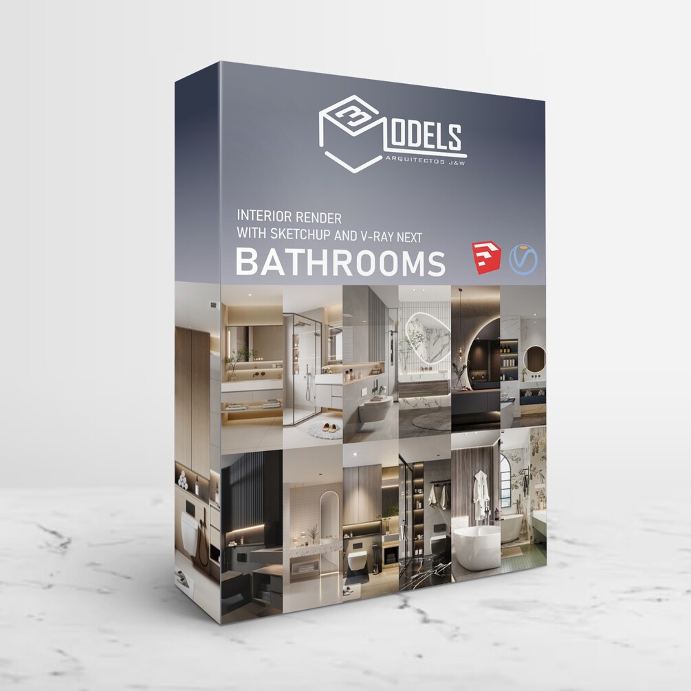 Bathroom Rendering Package - for Sketchup