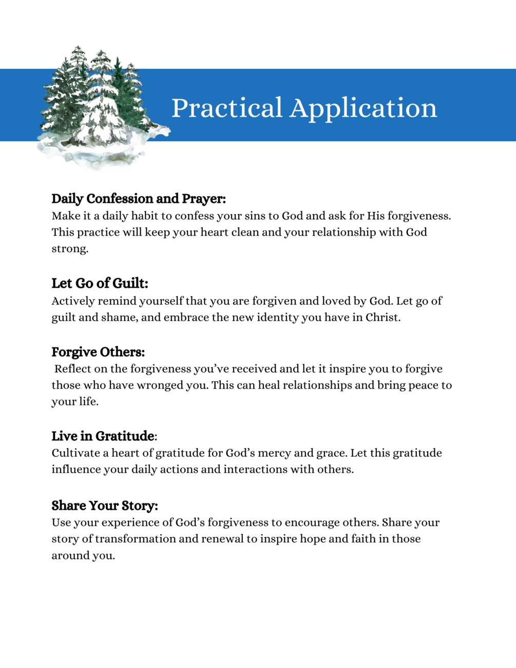 Bible Study - Whiter Than Snow (God's Forgiveness)