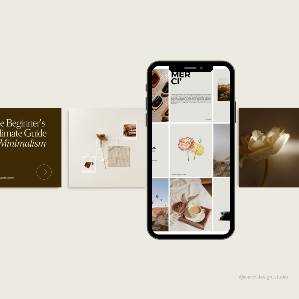 The Ultimate Guide to Minimalism | Feed Inspo | Editable on Canva ...