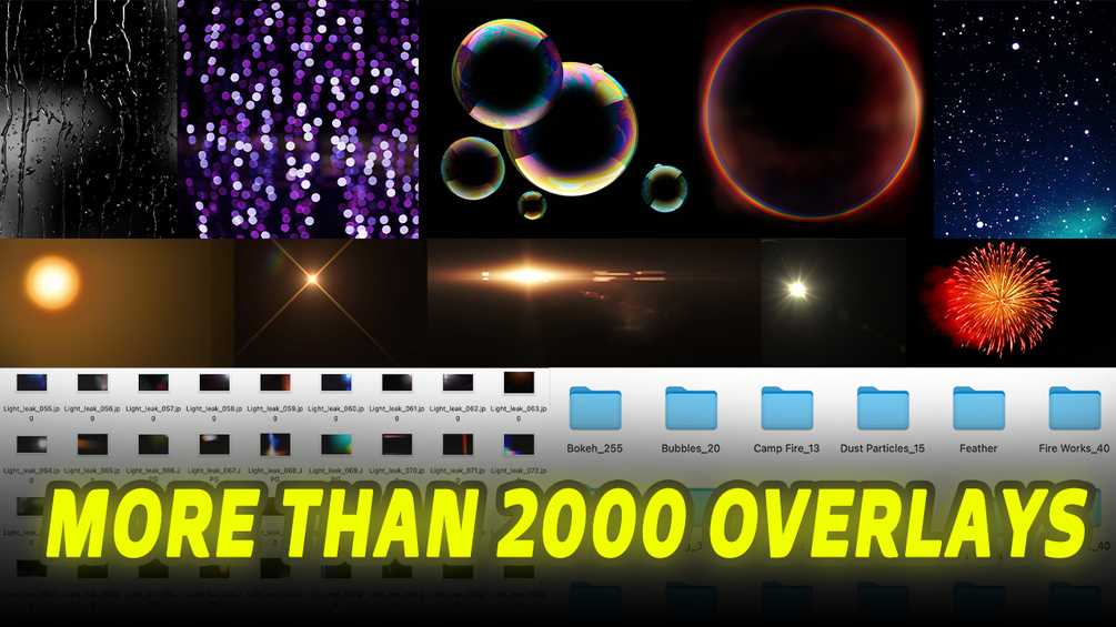 Overlays High quality for designs or Thumbnails