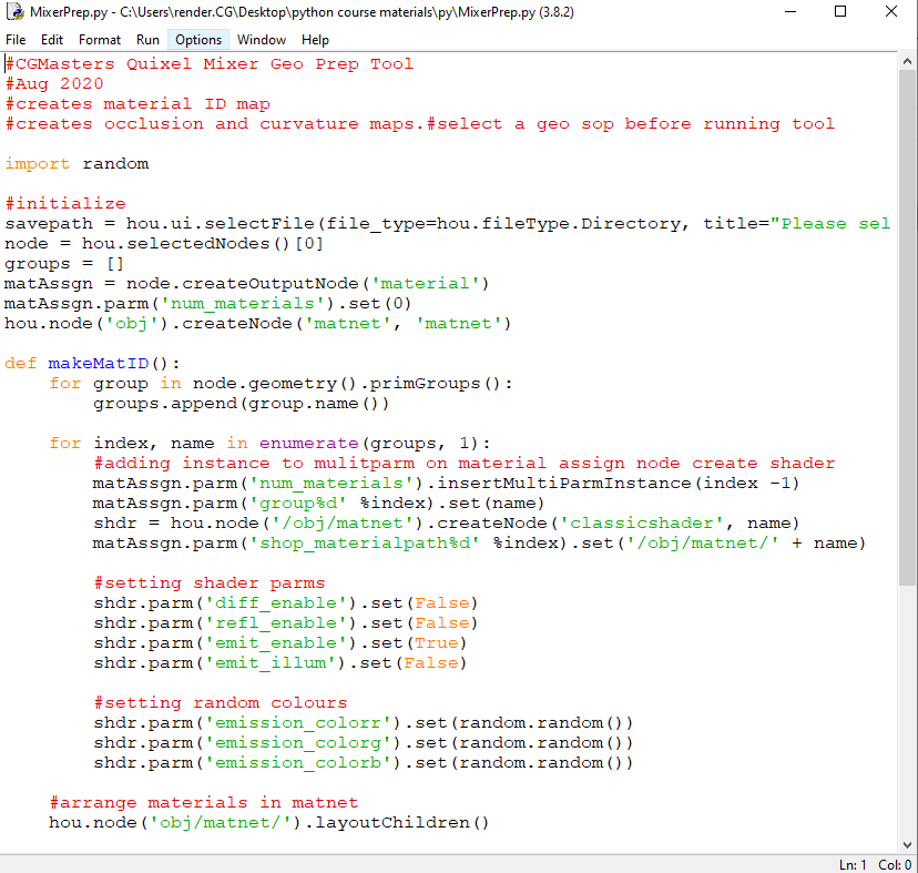 Houdini texture map generator