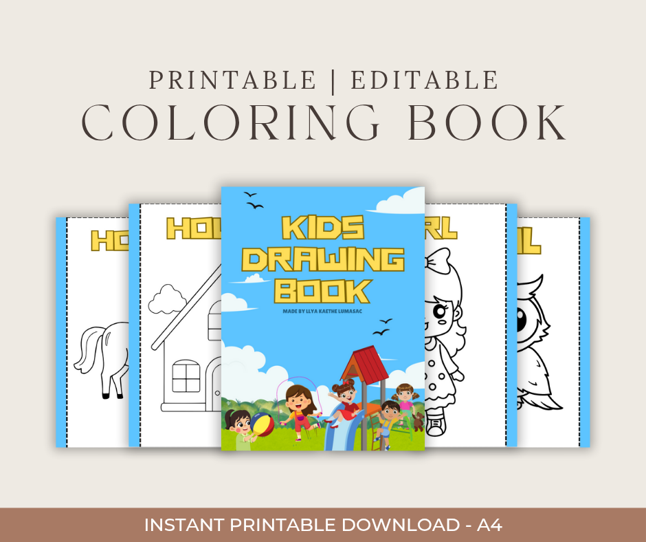 Coloring book for Kids 1-6 Years old