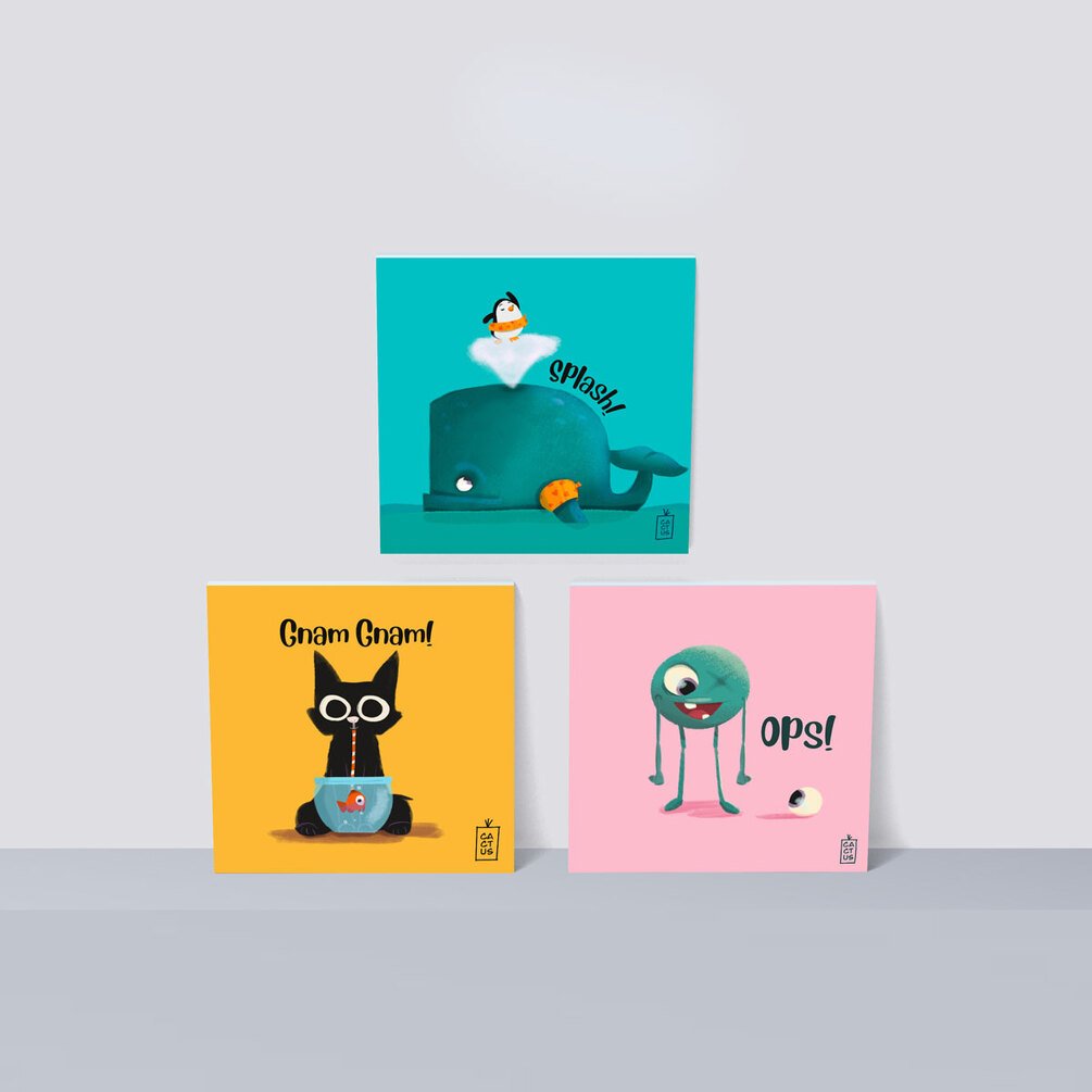 1° COLLECTION PACK - 3 MINI MONSTERS