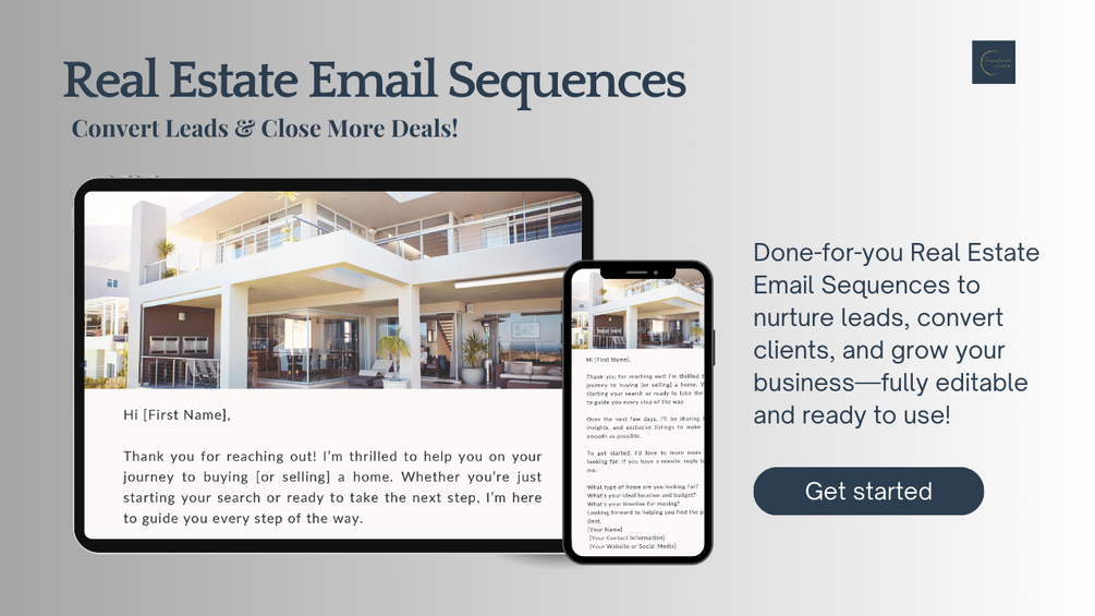 Real Estate Email Templates | Realtor Email Sequences | Lead Nurture ...