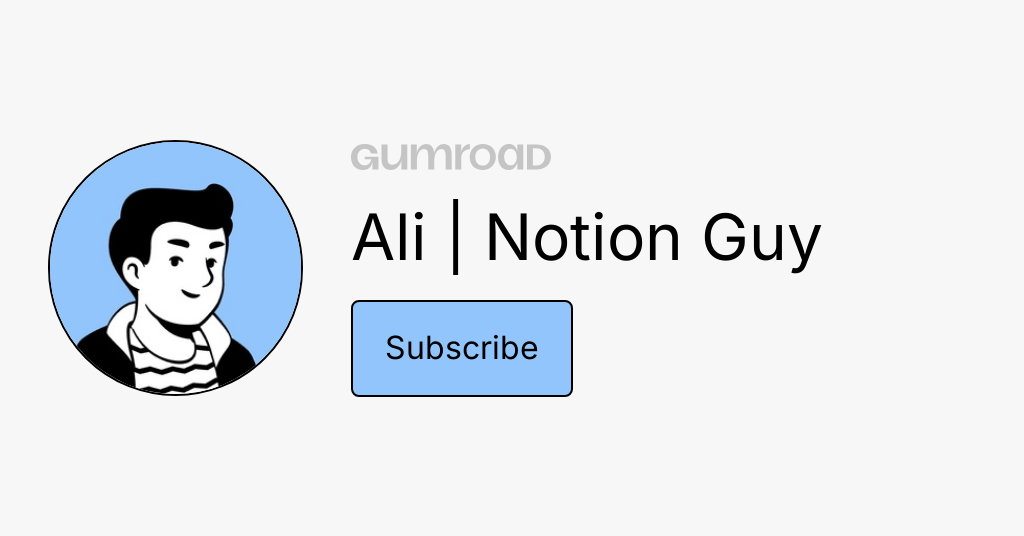Ali | Notion Guy
