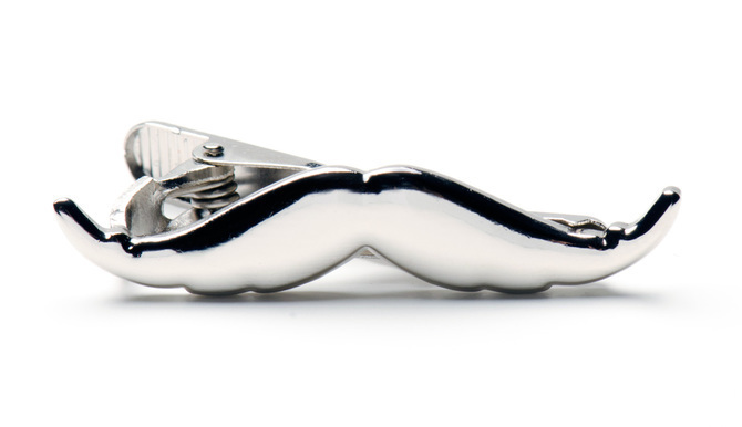 Moustache Tie Clip