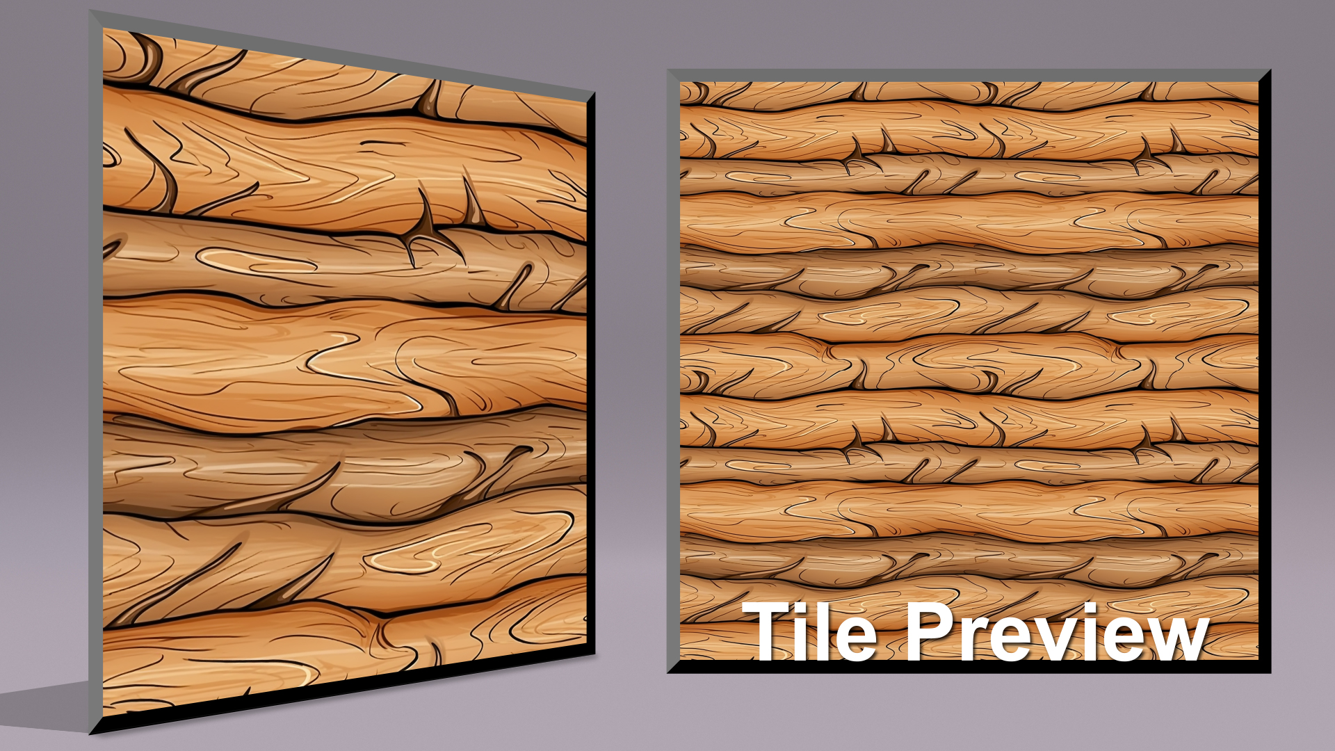 Cartoon Wood Textures Pack 38 - 10x PNG