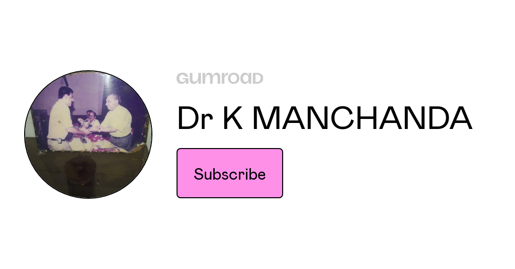 Dr K MANCHANDA