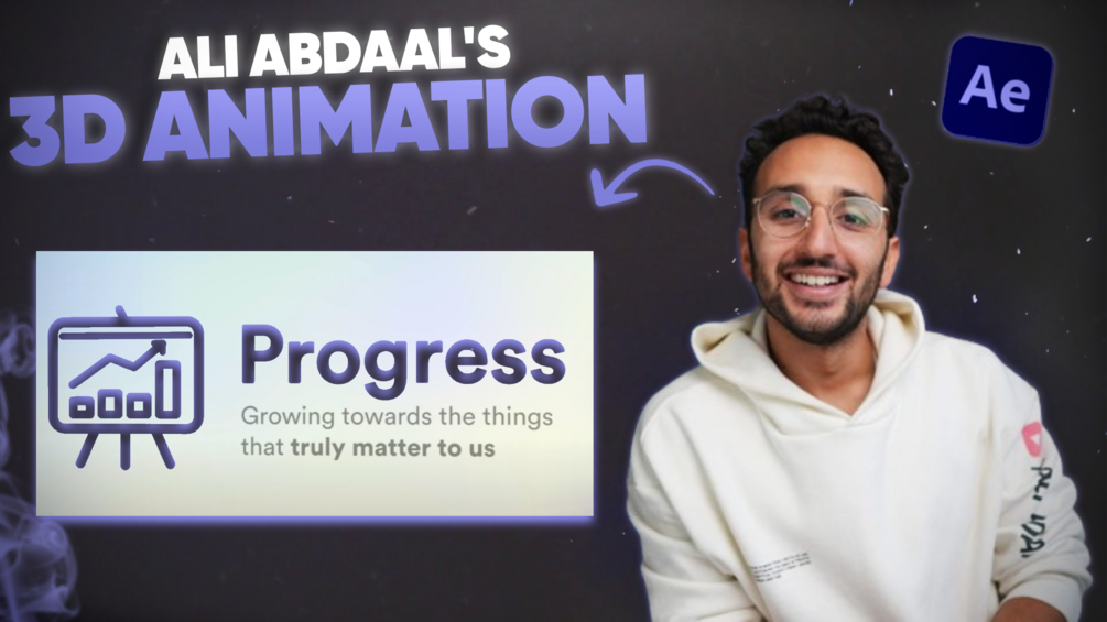 Viral 3D Intro - Ali Abdaal
