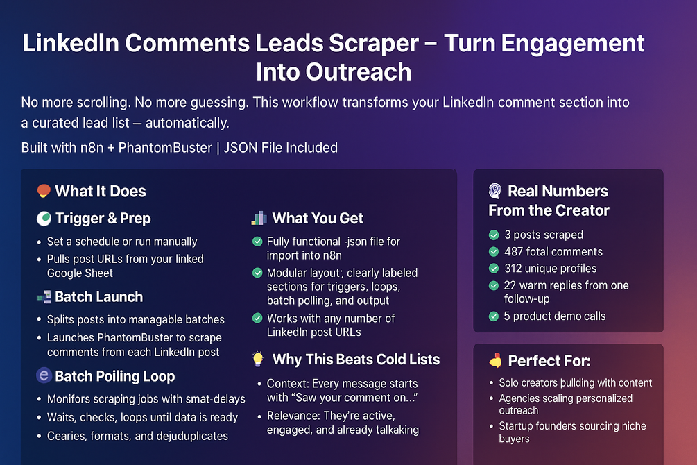 LinkedIn Comment Leads Scraper