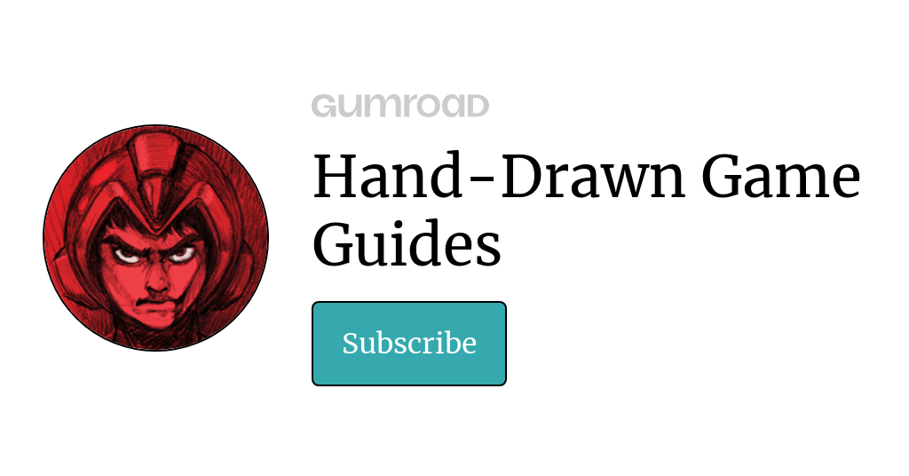 Hand-Drawn Game Guides