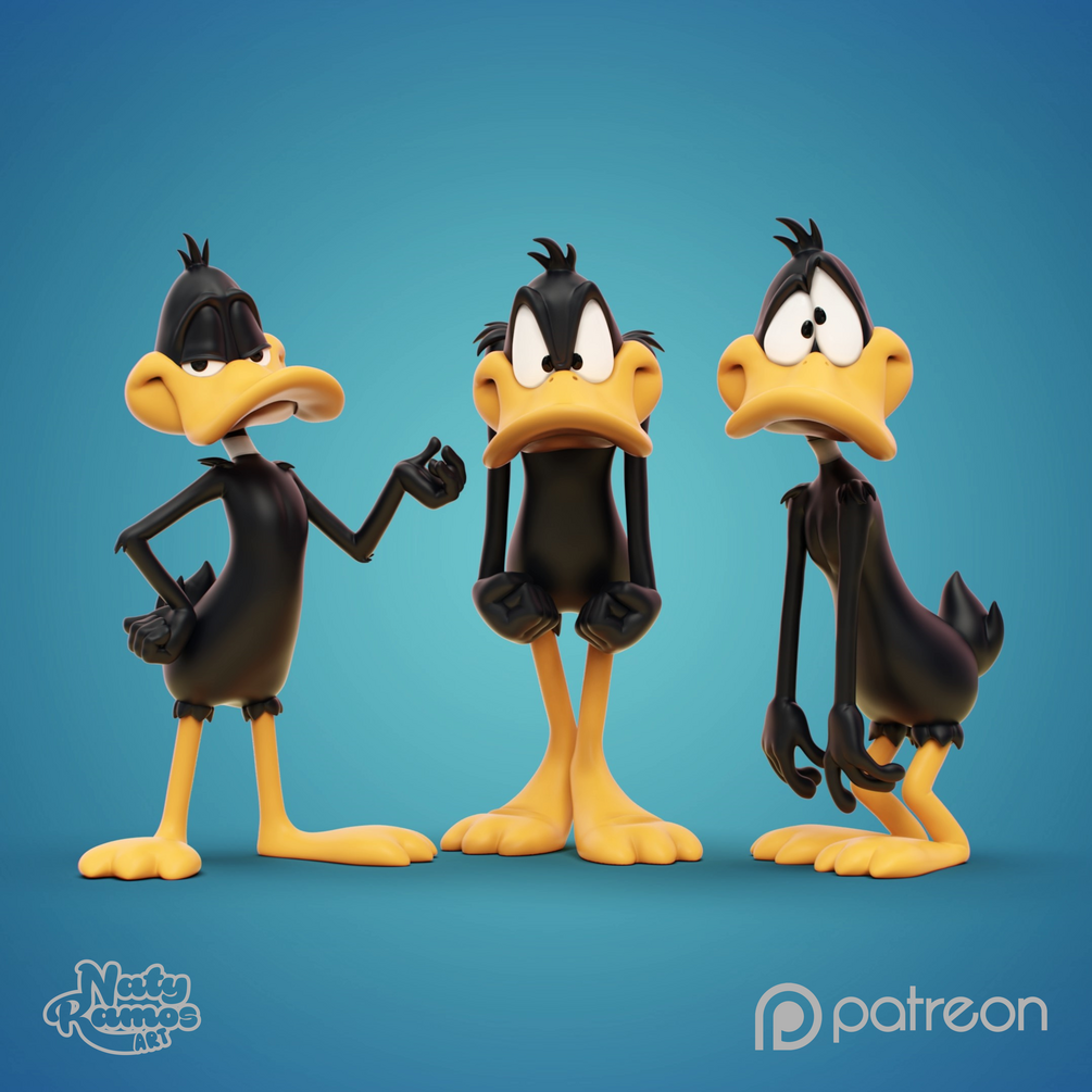 DAFFY DUCK x 3!