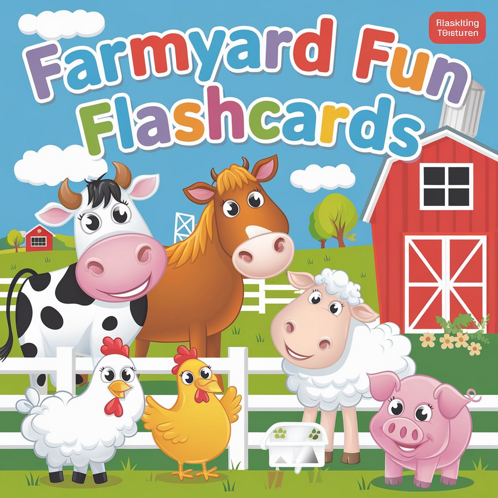 Farm Friends Flashcards for Kids
