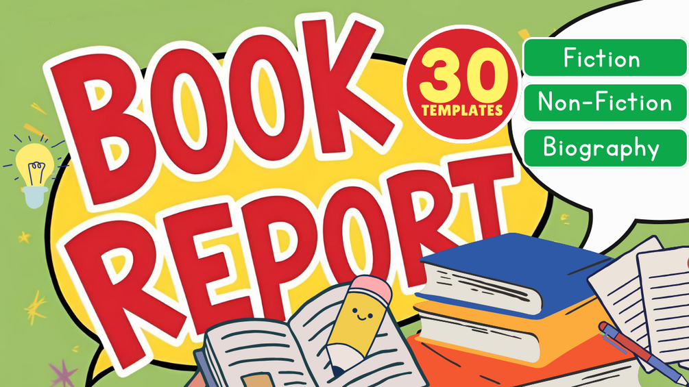 Book Report Templates, Reading Response Sheets, Book Review, Graphic ...