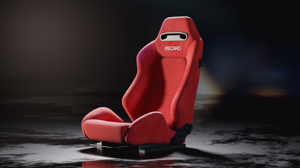 Recaro SR3 game-ready 3D model