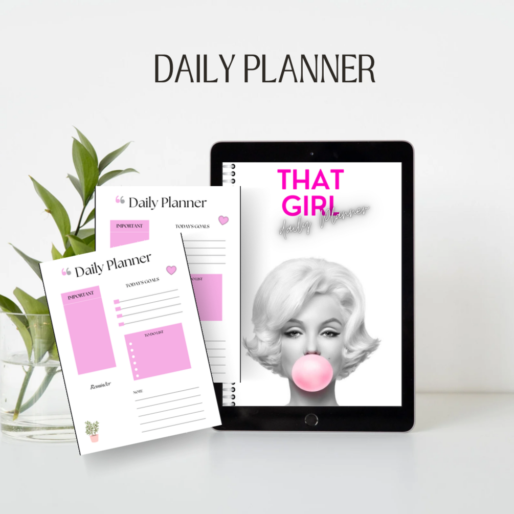 That girl daily planner