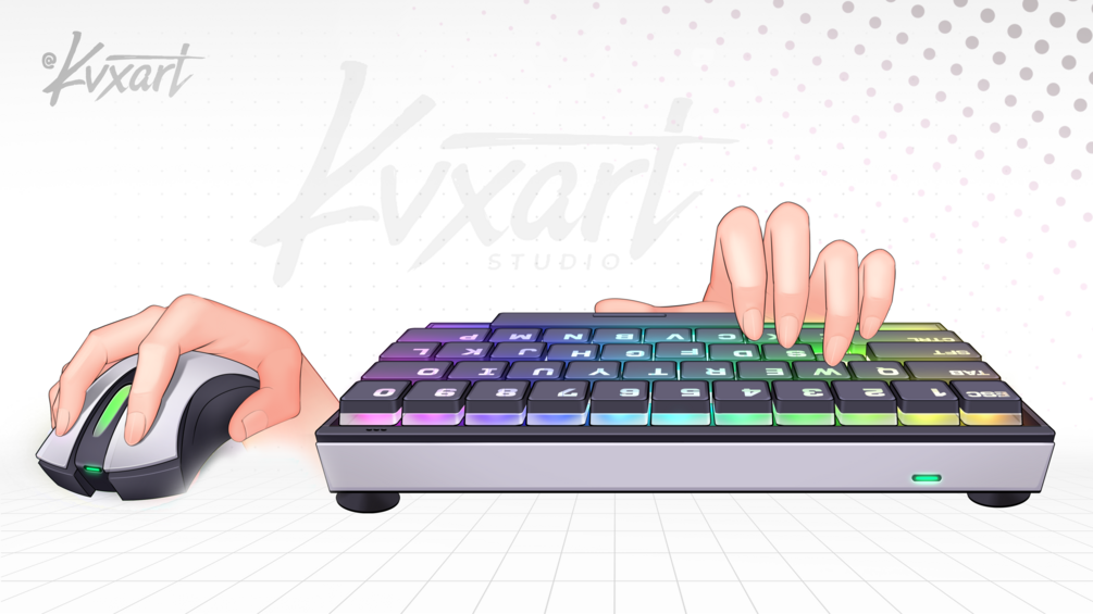 Ultimate Keyboard + Art&Live2d Source file