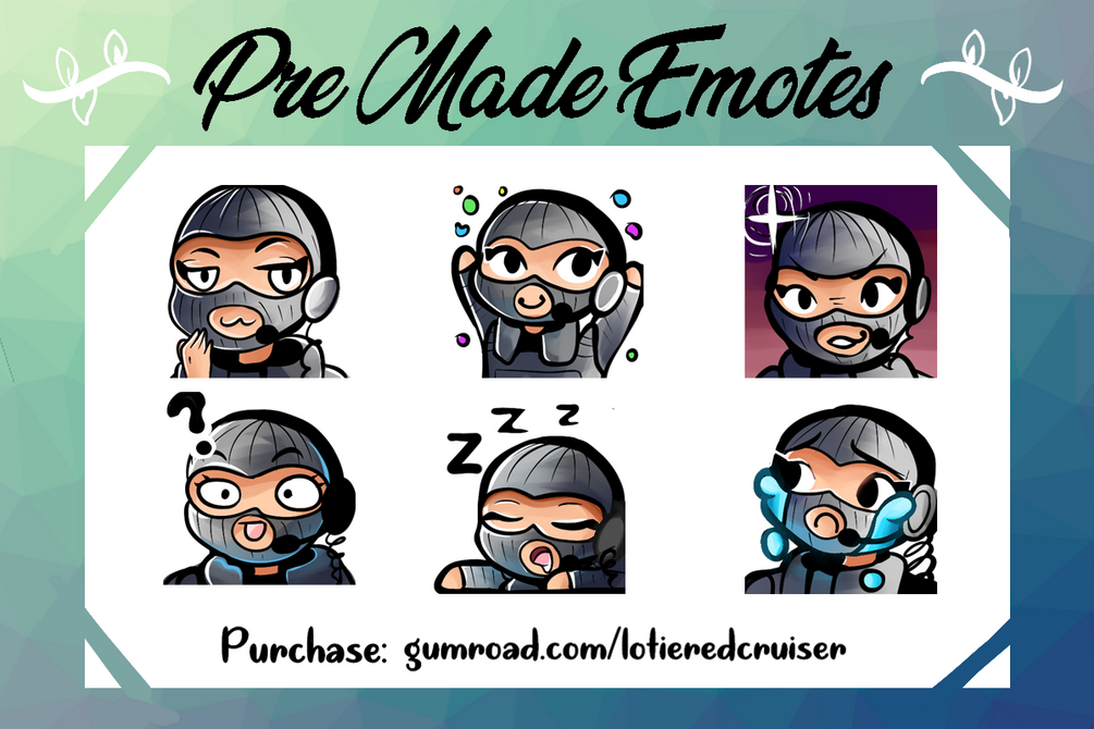 P2U Rainbow Six Twitch Emotes