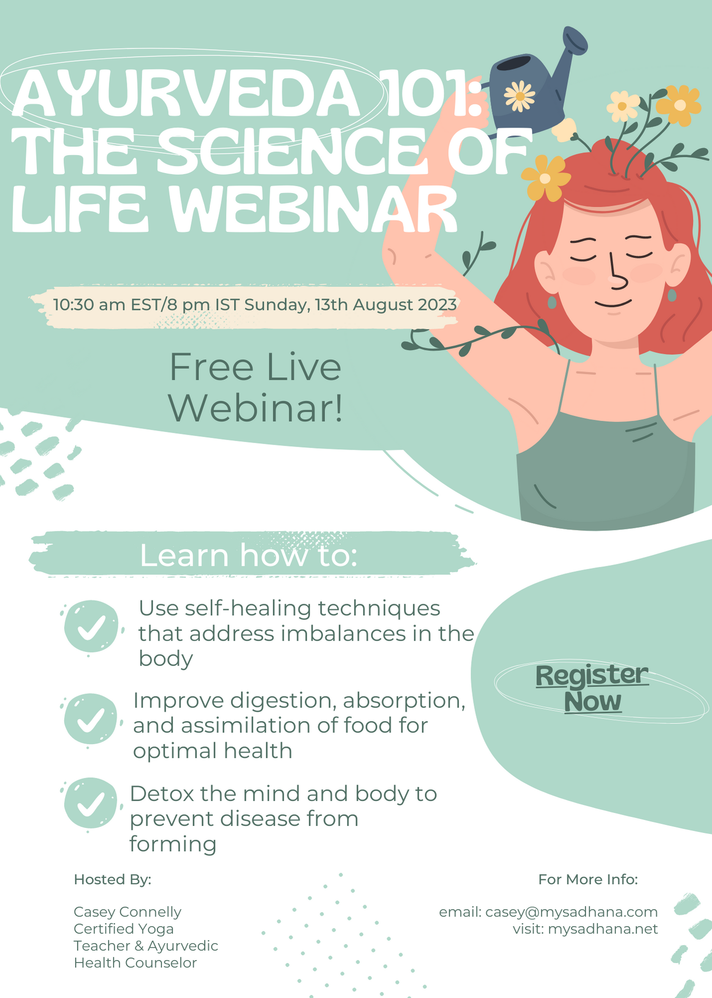 Free Ayurveda 101: The Science of Life Webinar