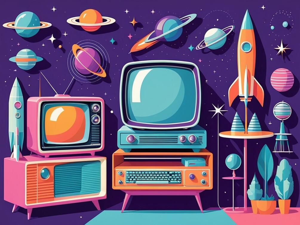 Retro-Futuristic Dreamscape