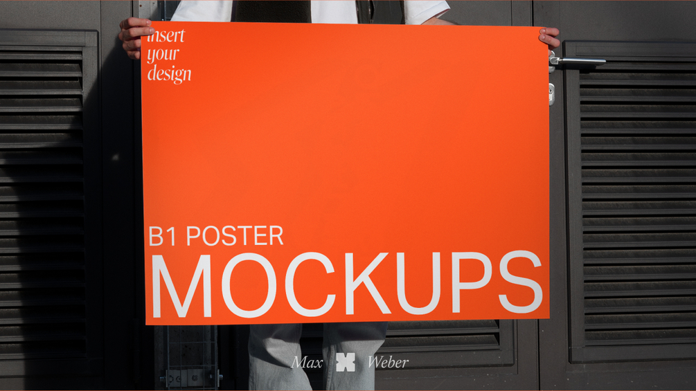 B1 Poster MOCKUPS