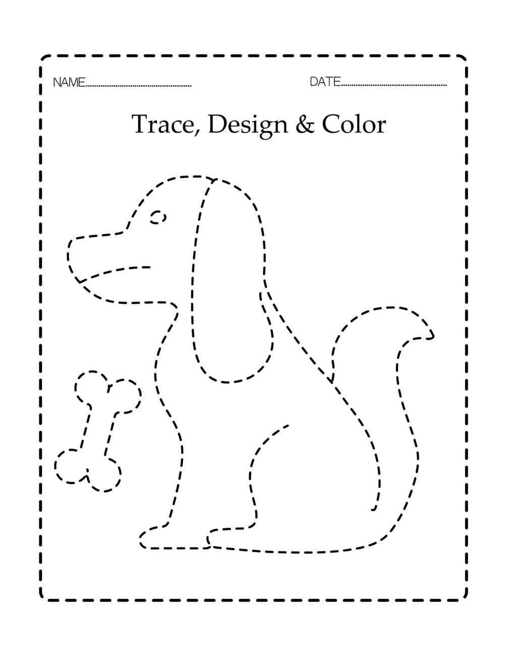 Tracing Animals Workbook for Kids (Ages 3–6) | Trace, Color & Learn Animals