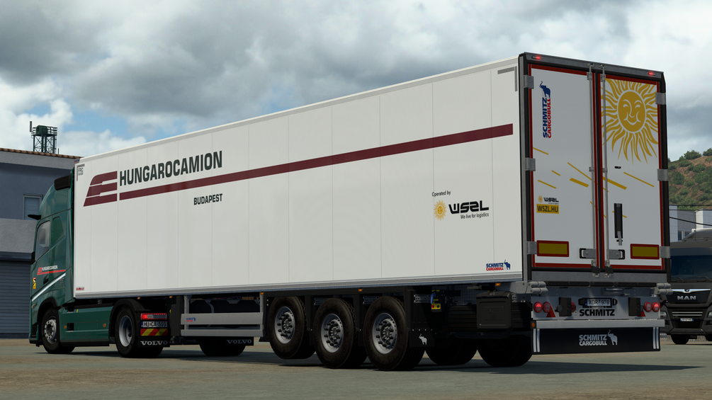 HUNGAROCAMION (WSZL) skin combo for Schmitz Sko trailer dlc and Volvo ...