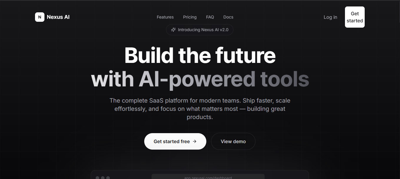 Nexus AI Starter — Production-Ready SaaS Boilerplate | Next.js 15 ...